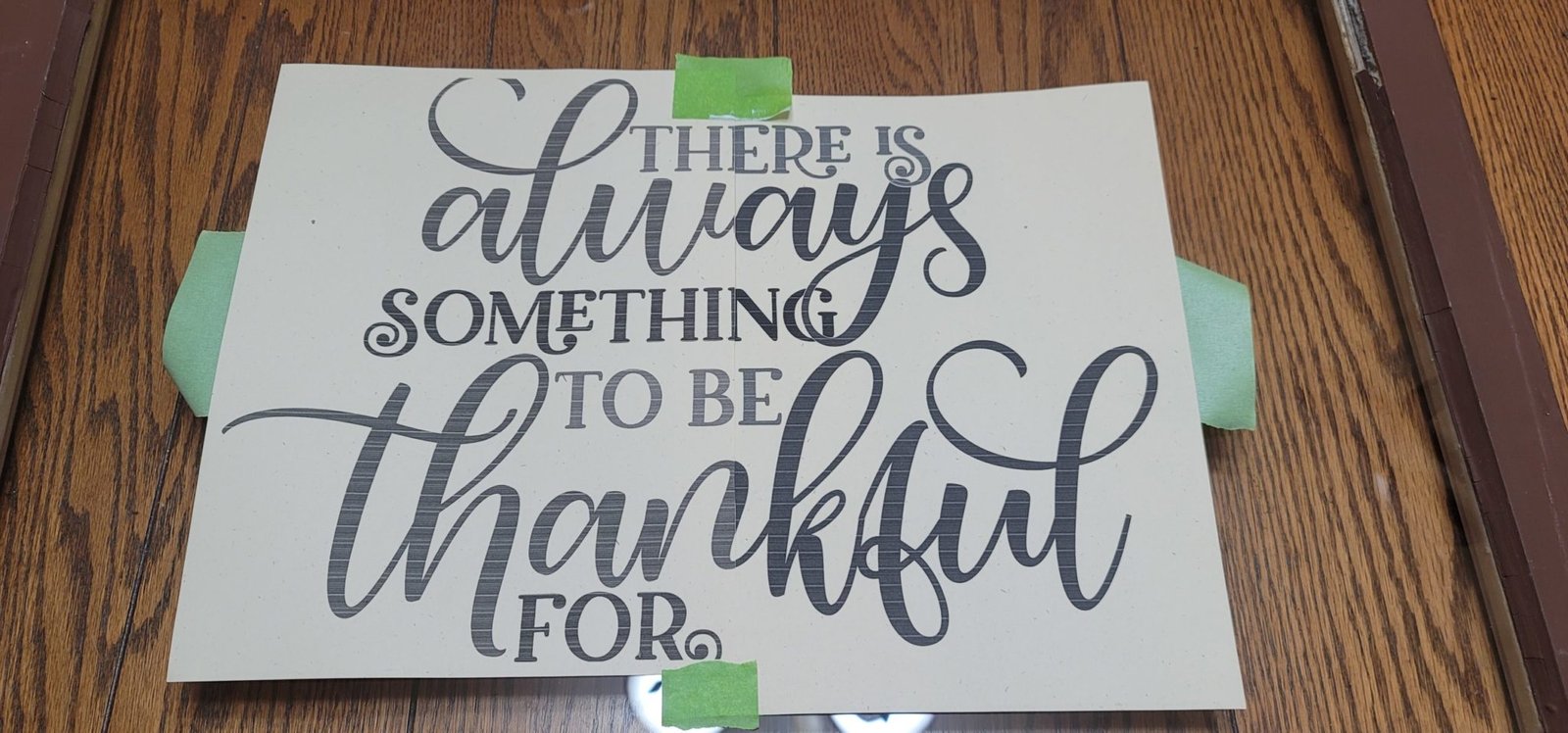 Easy DIY Thankful Sign using ColorShot Paint Markers - A loverly life