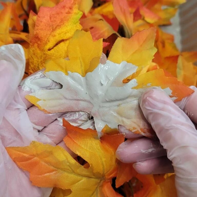 Easy DIY Muted Faux Fall Foliage - A loverly life