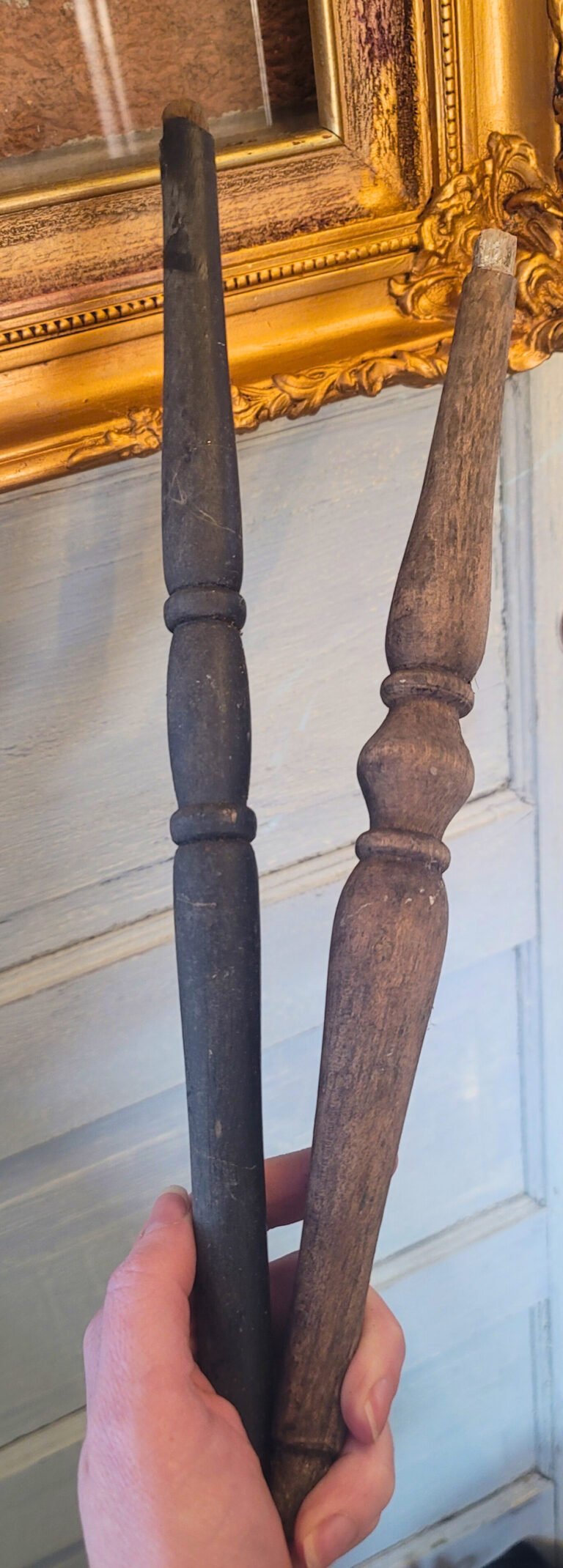 Simple Reclaimed Chair Spindle Project: Carrot DIY - A loverly life