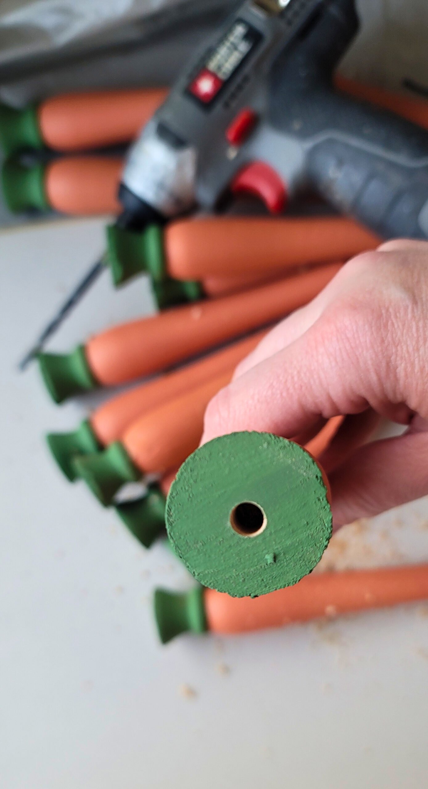 Simple Reclaimed Chair Spindle Project: Carrot DIY - A loverly life
